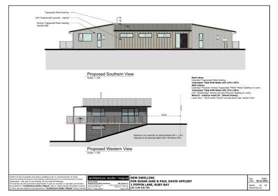 vertical metal cladding | architecture studio mapua